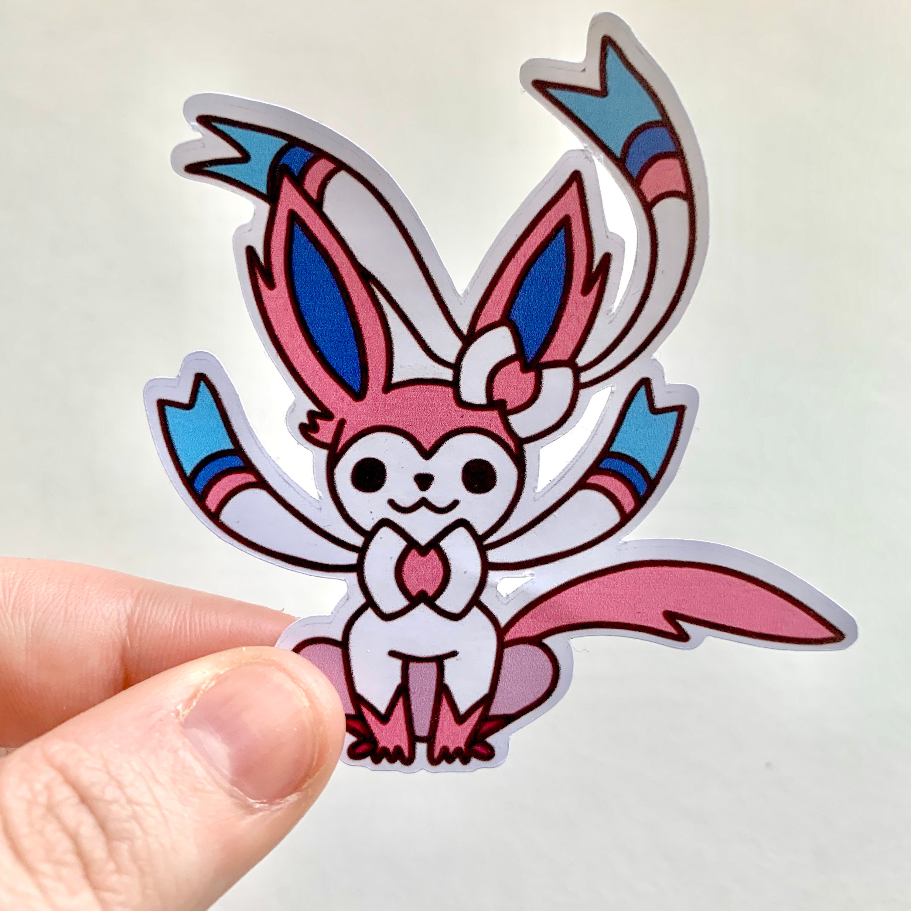 Glossy Eeveelution Sticker Pokémon Handmade Paper - Etsy