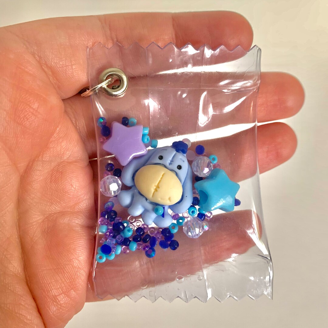 Eeyore Shaker Keychain Handmade Fidget Toy Candy Shaker - Etsy