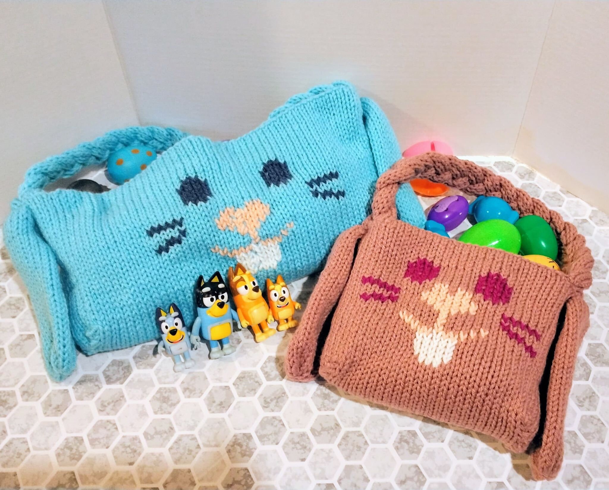 Knitting Machine Bunny Bag Pattern Sentro 48 Addi Express - Etsy