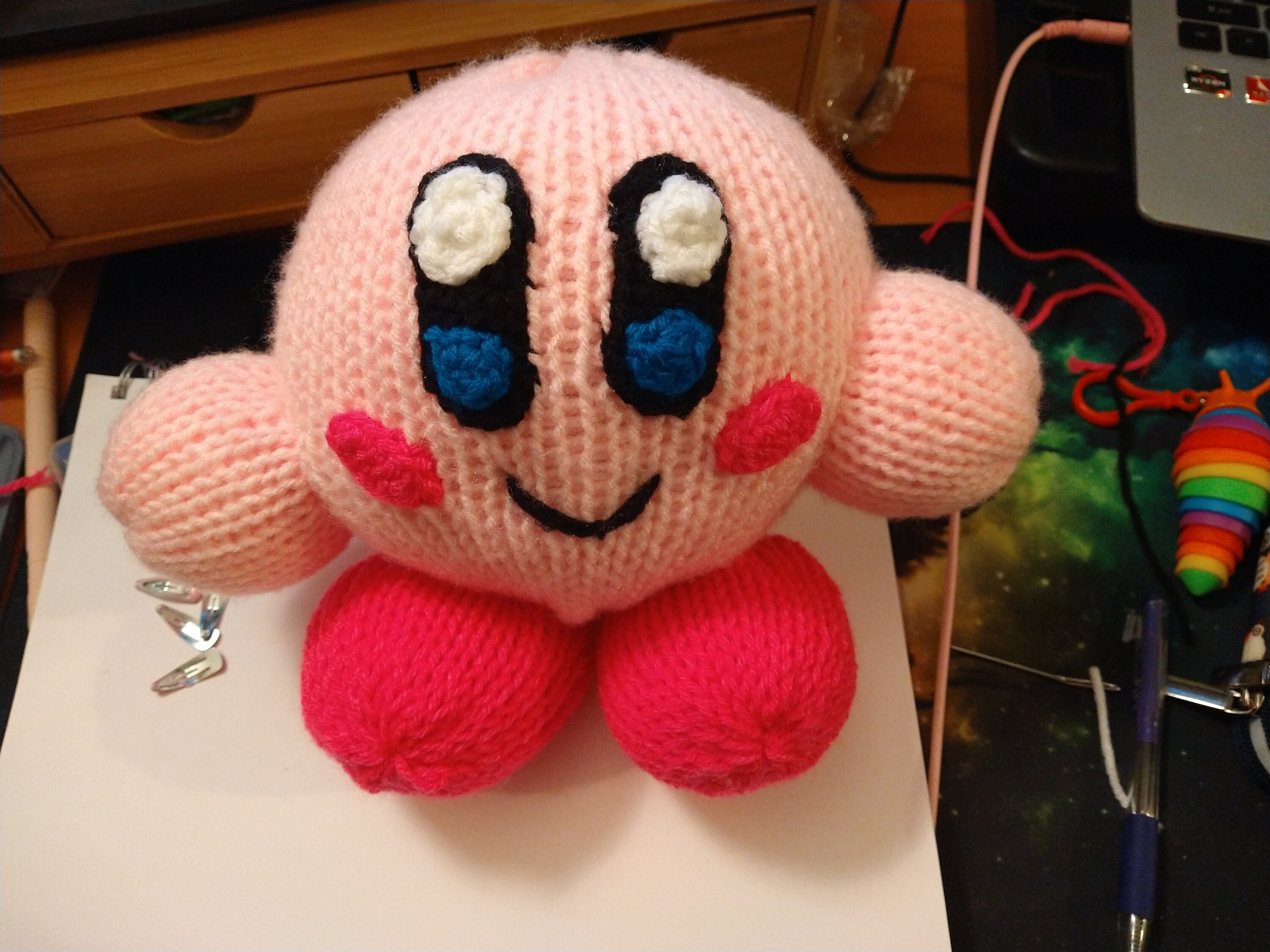Kirby Plushy Circular Knitting Machine Pattern, Kirby Knitting Machine ...