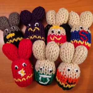 Justice Friends Surprise Eggs 22 Pin Knitting Machine Pattern, Circular ...