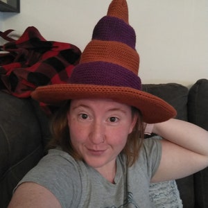 Witch and Wizard Hat Knitting Machine Pattern, Addi Knitting Machine ...