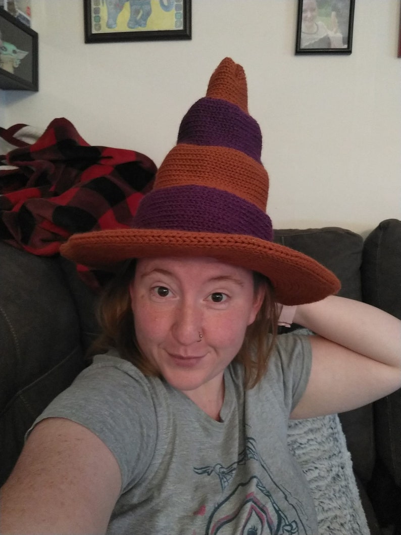 Witch and Wizard Hat Knitting Machine Pattern Addi Knitting - Etsy