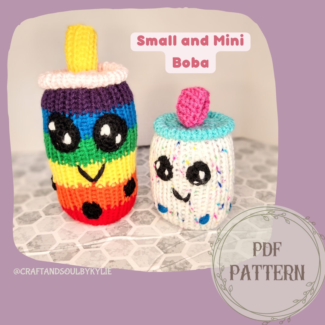 Small and Mini Boba Circular Knitting Machine Pattern, 22 Pin Knitting ...