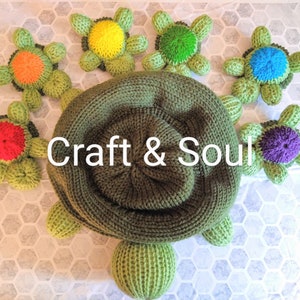 Turtle Memory Game Pattern, Circular Knitting Machine Pattern, Addi ...