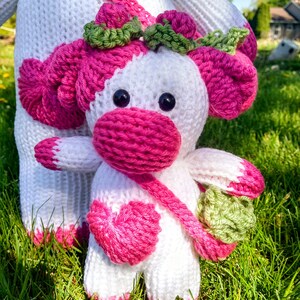 Large and Small Strawberry Cow Circular Knitting Machine Pattern Bundle ...
