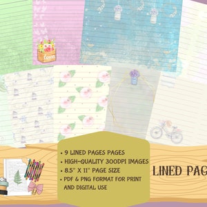 Garden Party Digital Junk Journal Kit, Printable Junk Journal Digikit ...
