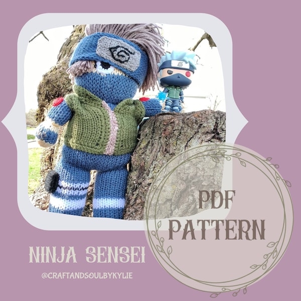 Anime Knitting Pattern - Etsy