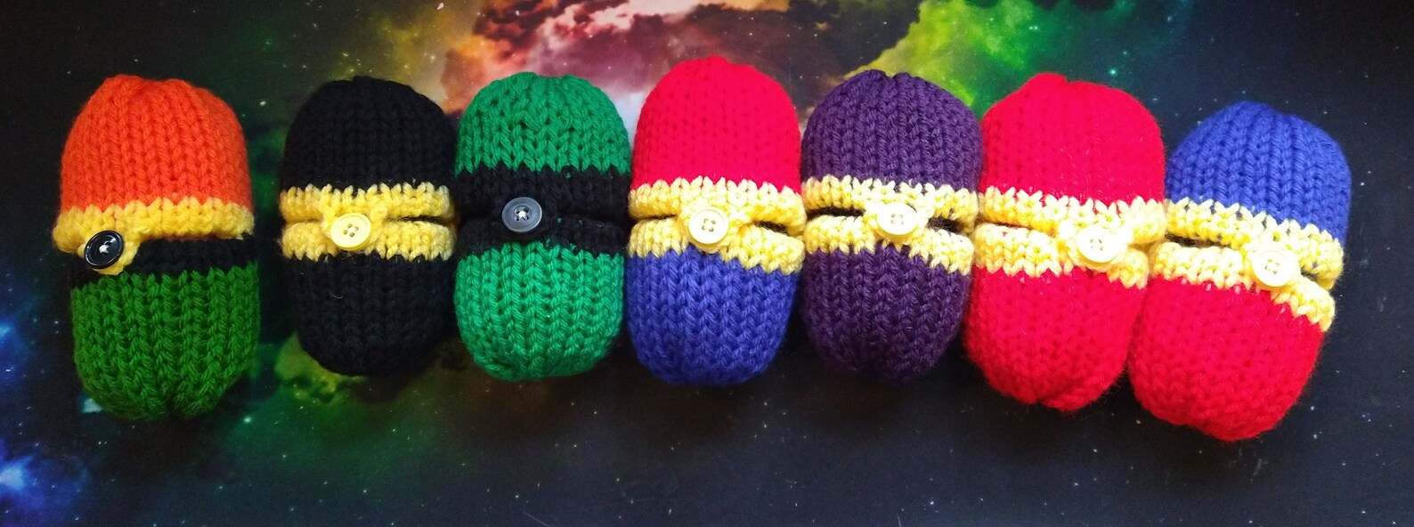 Justice Friends Surprise Eggs 22 Pin Knitting Machine Pattern, Circular ...
