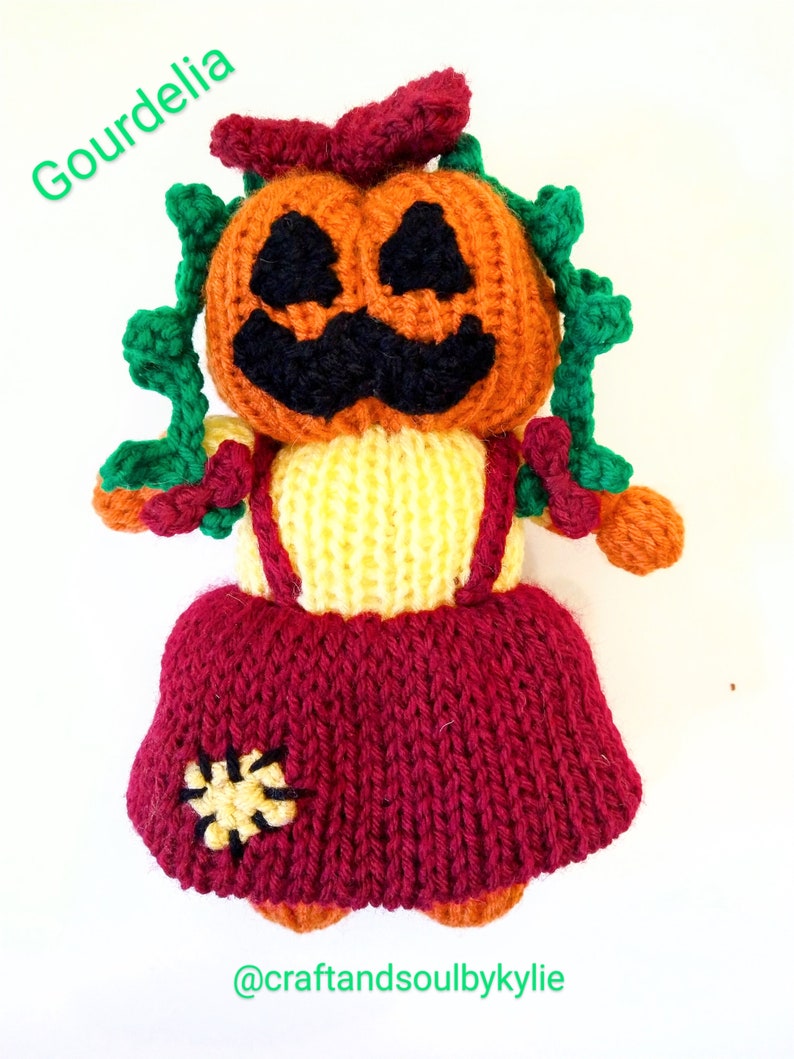 Jack & Gourdelia Pumpkin Dolls Circular Knitting Machine Pattern Bundle ...