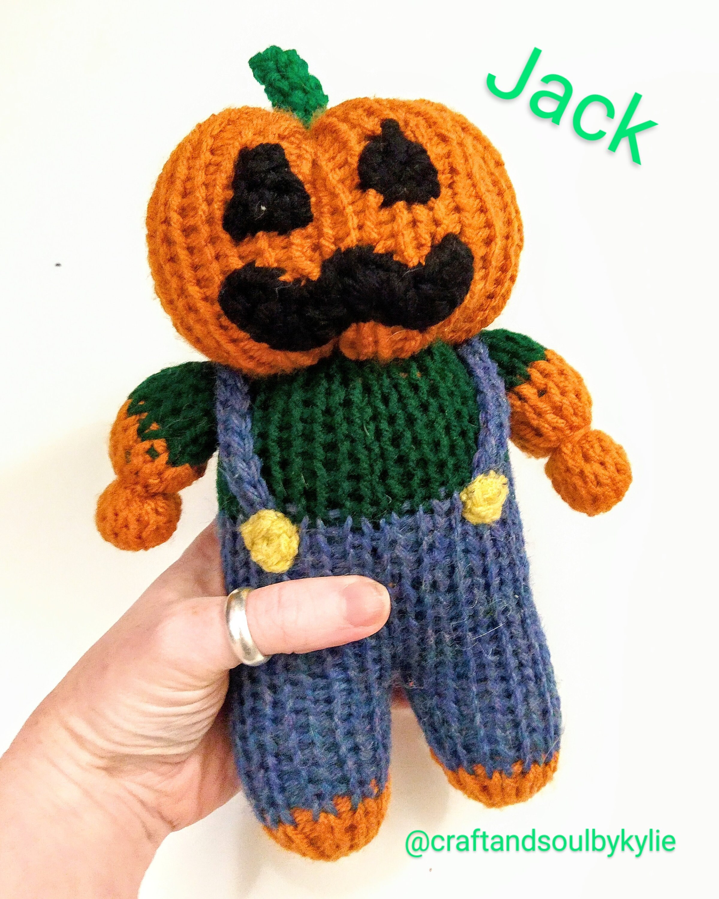 Jack & Gourdelia Pumpkin Dolls Circular Knitting Machine Pattern Bundle ...