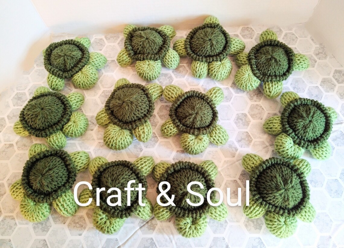 Turtle Memory Game Pattern, Circular Knitting Machine Pattern, Addi ...