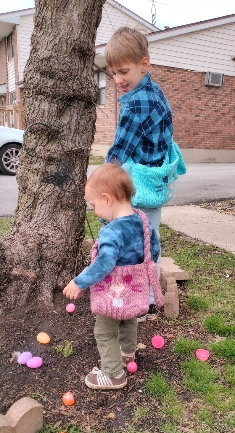 Knitting Machine Bunny Bag Pattern Sentro 48 Addi Express - Etsy