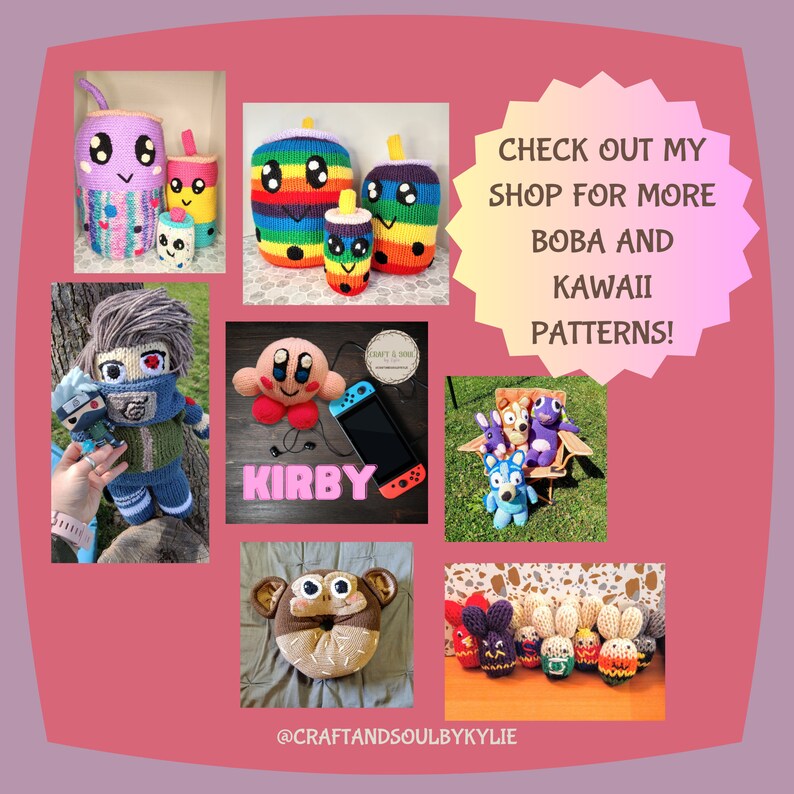22 Pin Boba Circular Knitting Machine Pattern Bundle, 22 Pin Knitting ...