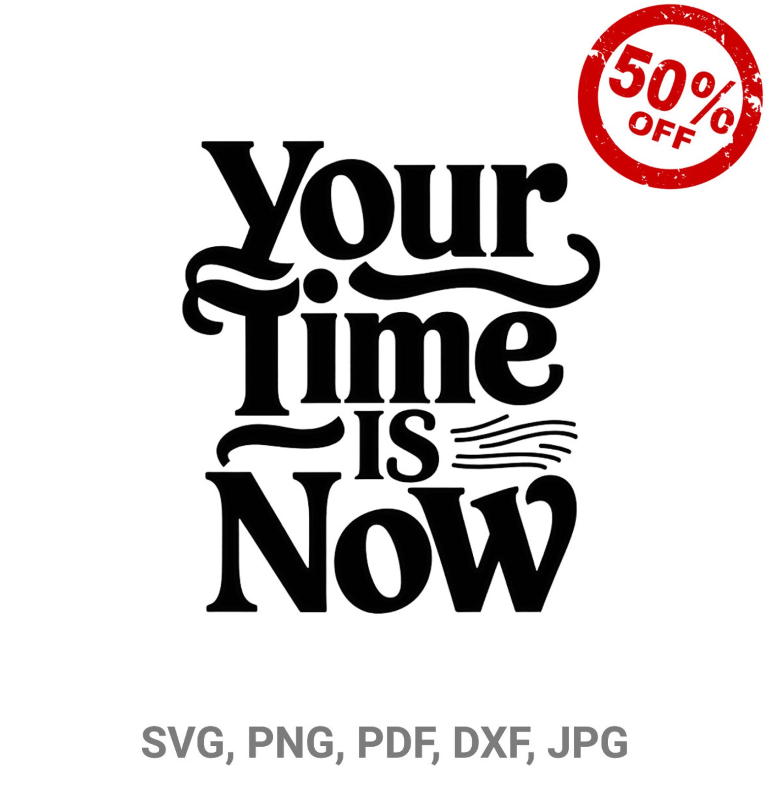 Motivational Wall Art Print, Inspirational Quote Poster, Black and ...