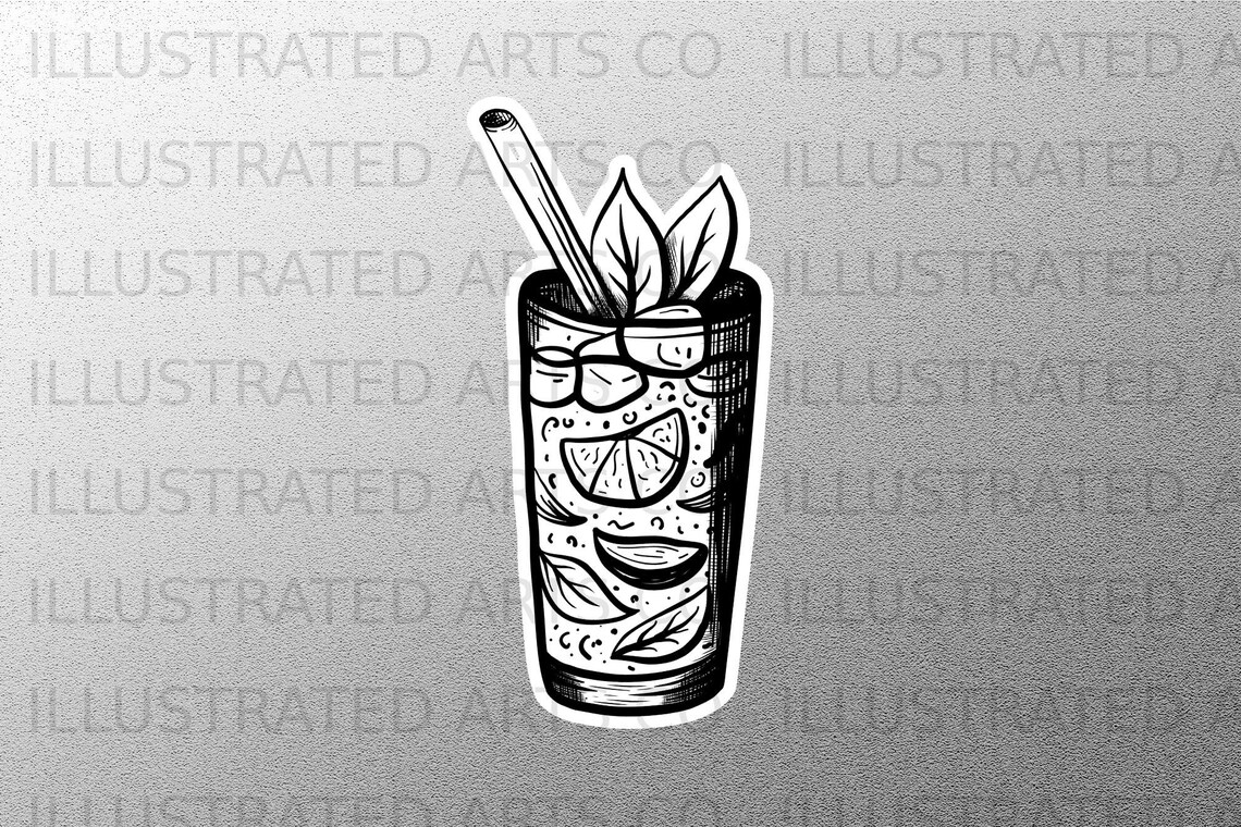 Mojito Svg, Drink Svg, Png, Jpg, Pdf, Eps, Dxf Alcohol, Clipart ...