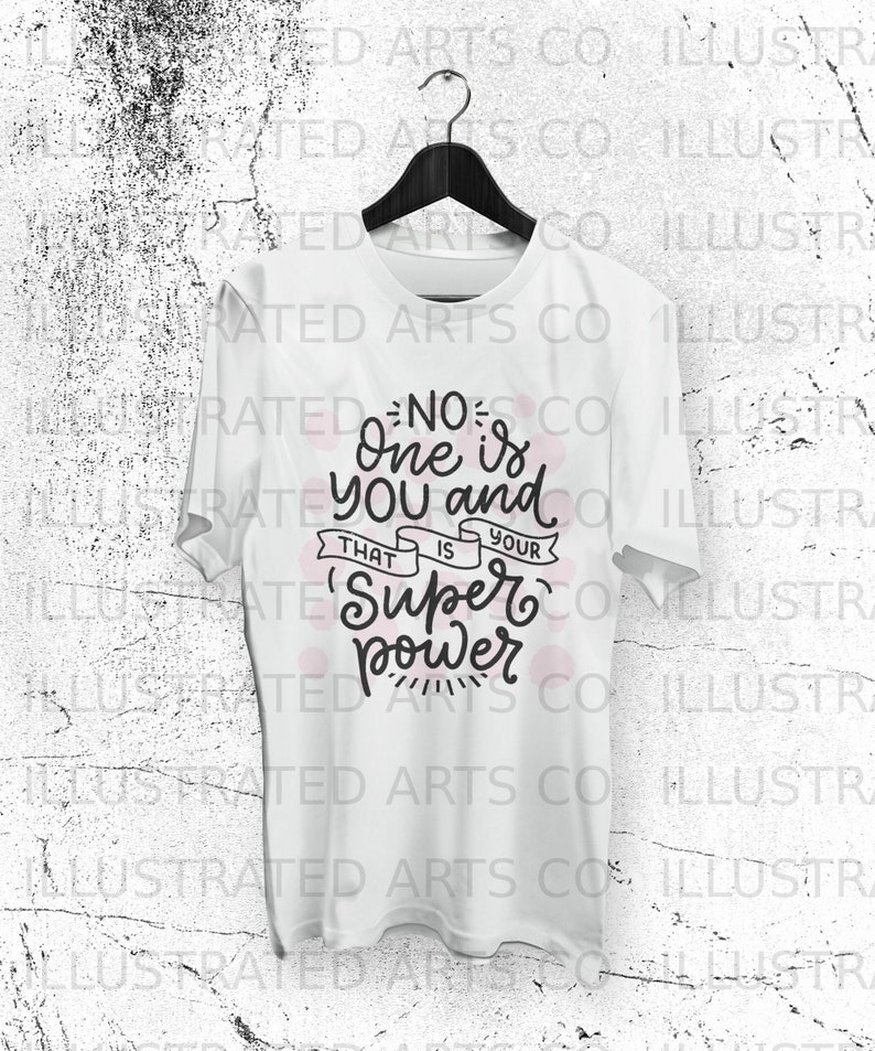 No One is You That's Your Superpower Svg, Inspirational Svg, Png, Pdf ...