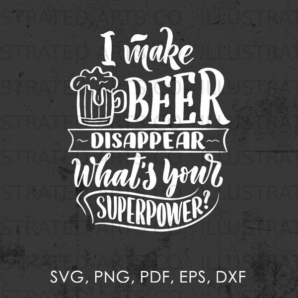 I Make Beer Disappear Svg - Etsy