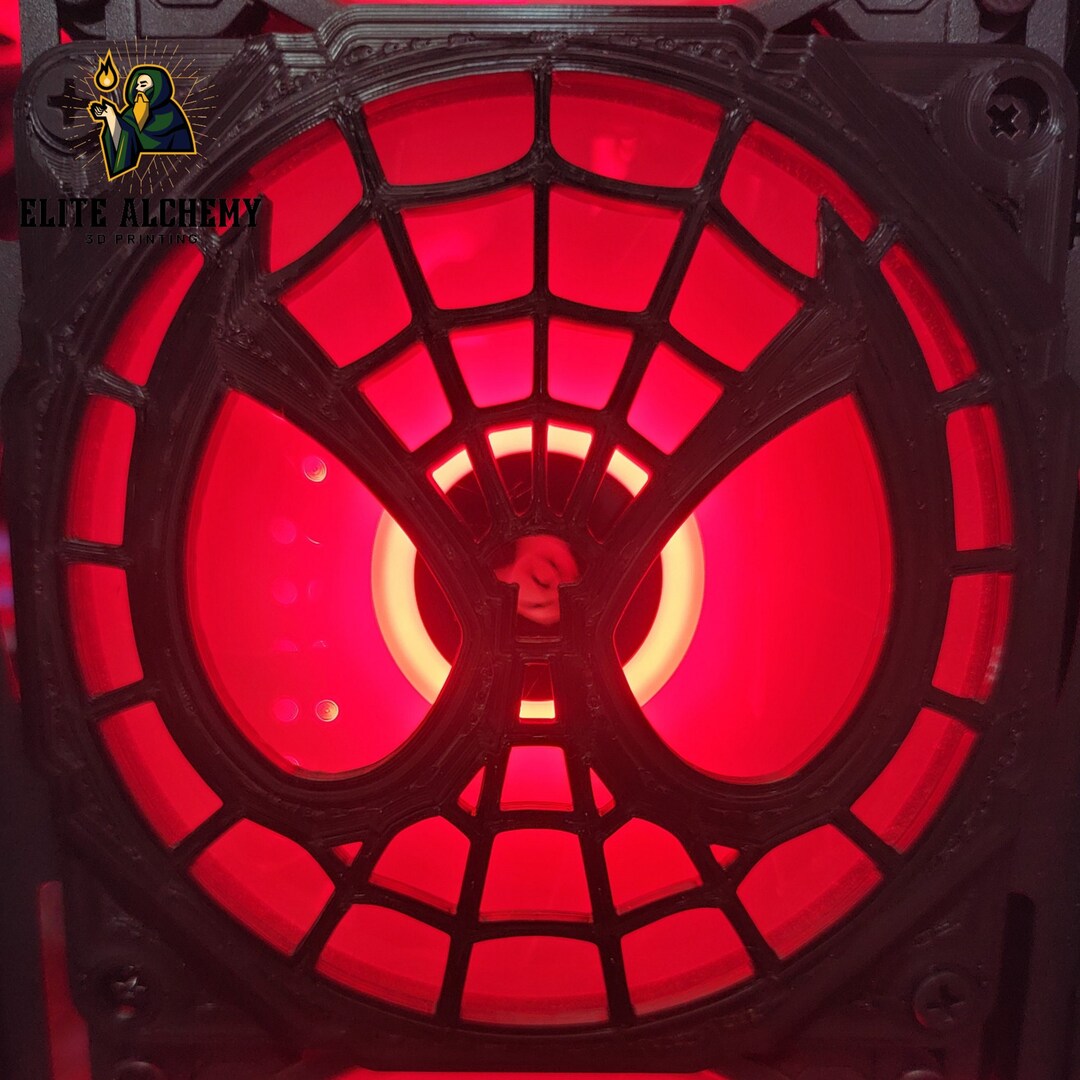 Spider Mask PC Fan Grill: 3D Printed Fan Cover - Etsy