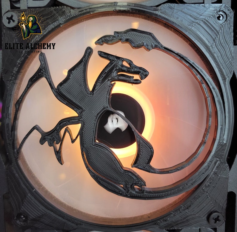 3D Printed PC Fan Grill: Super Hero/themed Fan Cover - Etsy