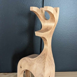 Wooden Deer Small Size | Handmade | Reindeer - Etsy