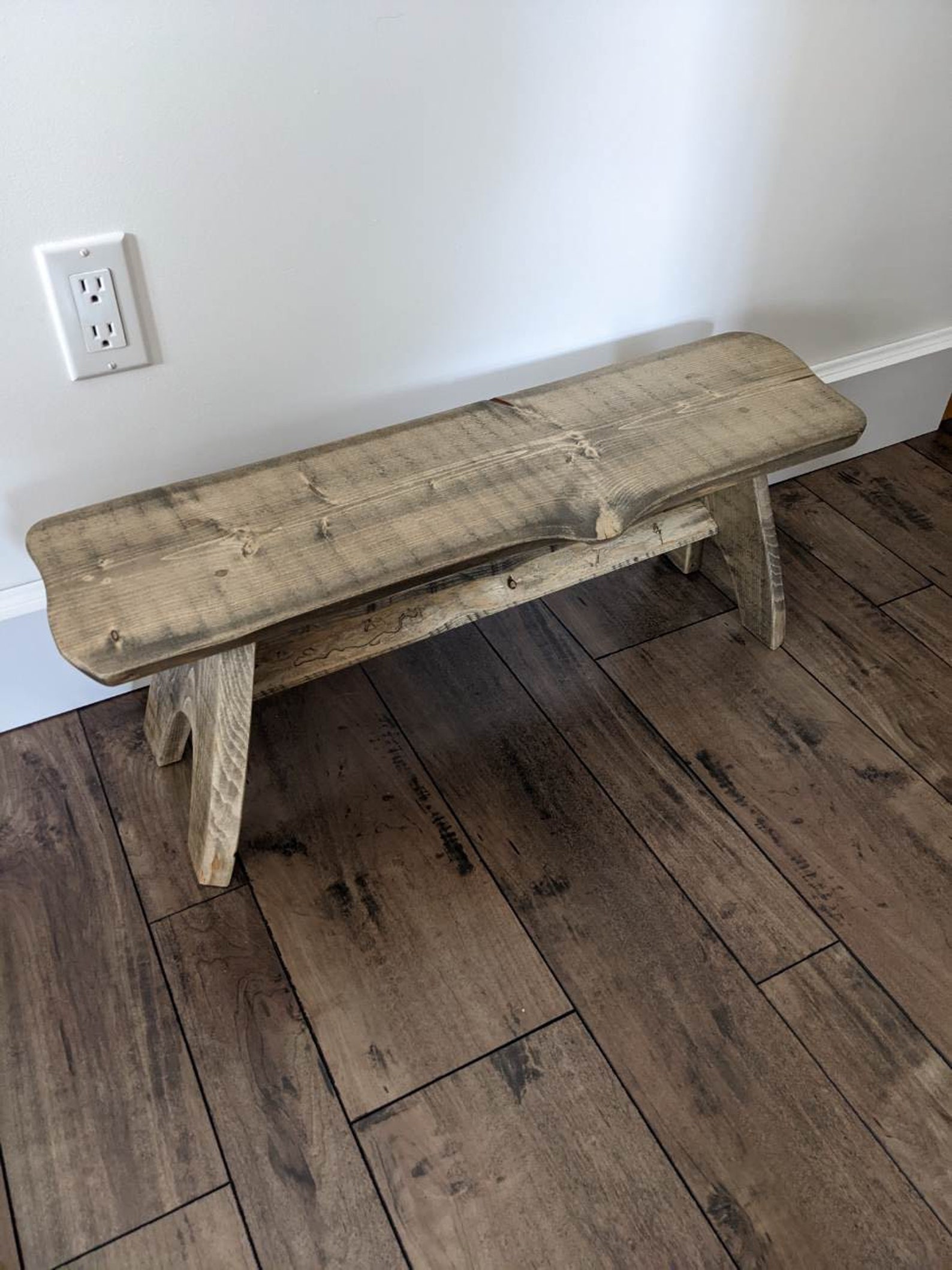 Wooden Stool Minimal Rustic Natural Plant Riser Stand - Etsy