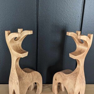 Wooden Deer Small Size | Handmade | Reindeer - Etsy