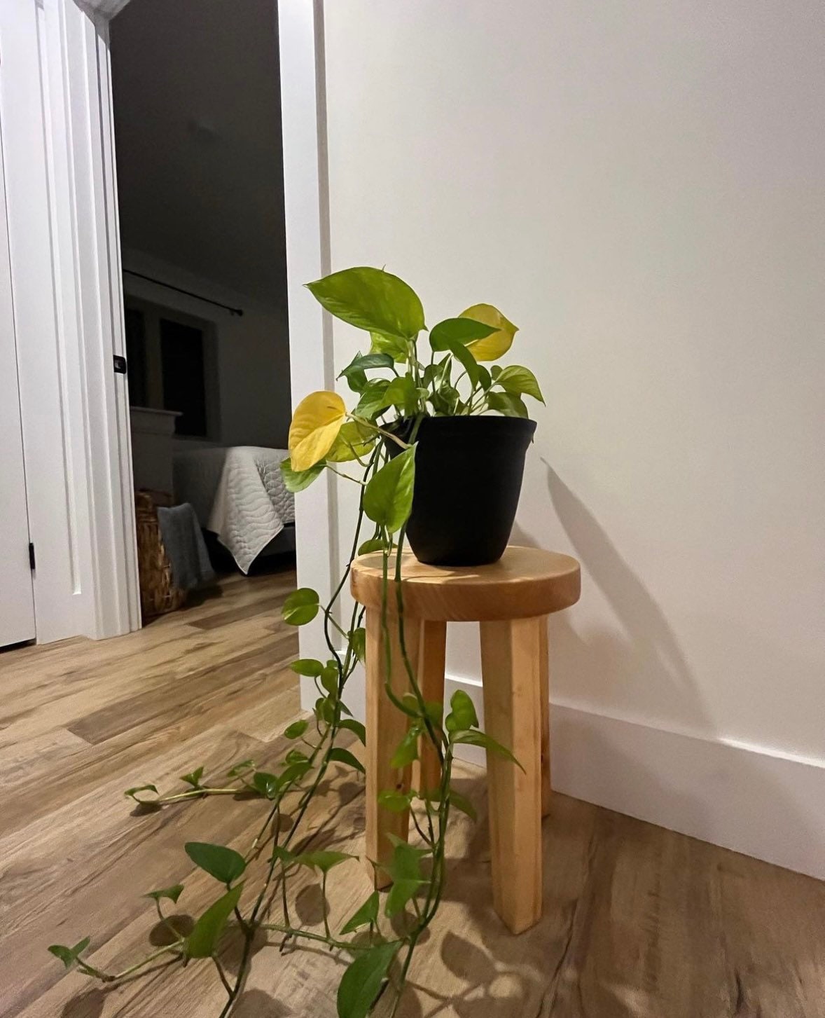 Wooden Stool Minimal Handmade Decor - Etsy