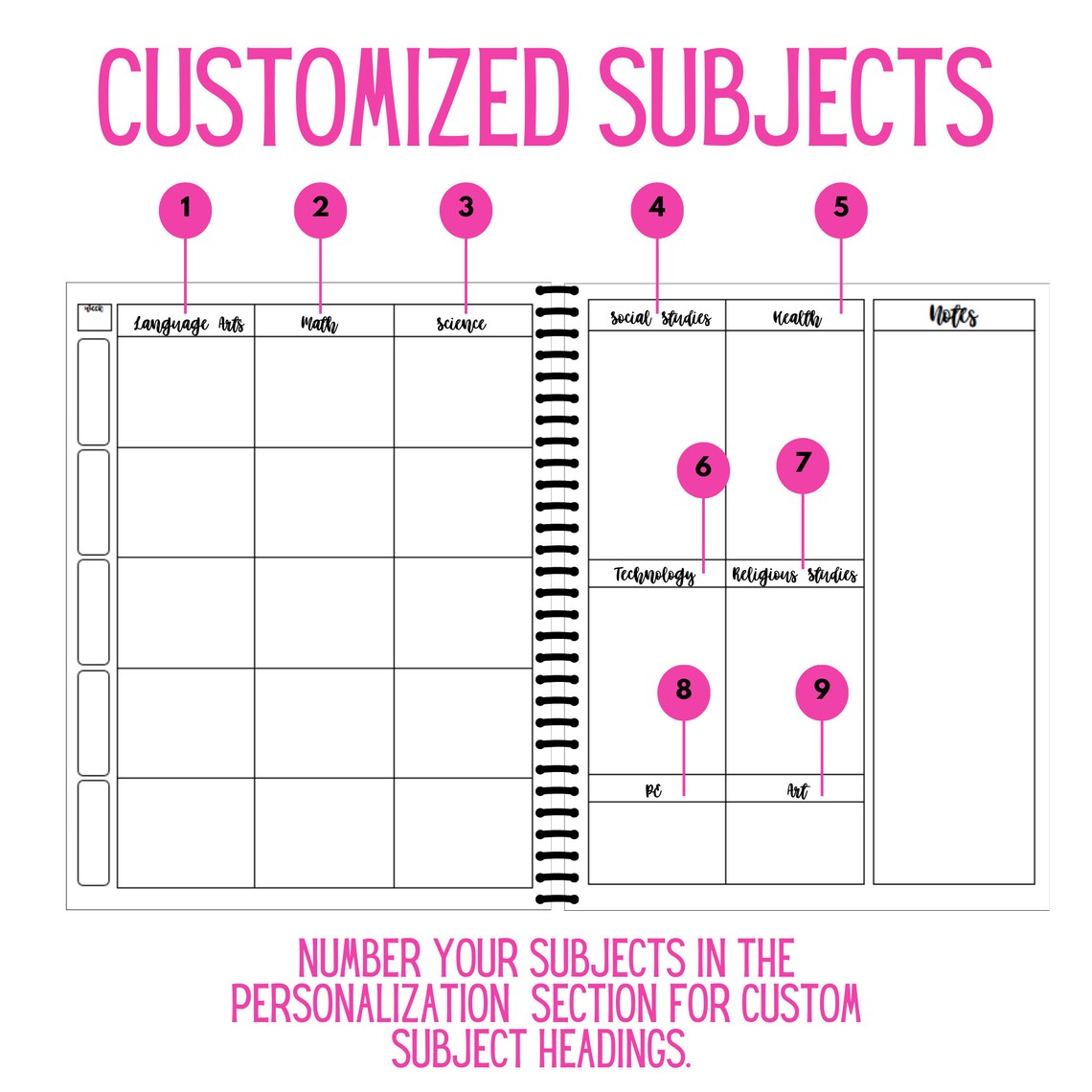 Personalized & Customized Homeschool Planner 12 Cover Designs | Custom ...