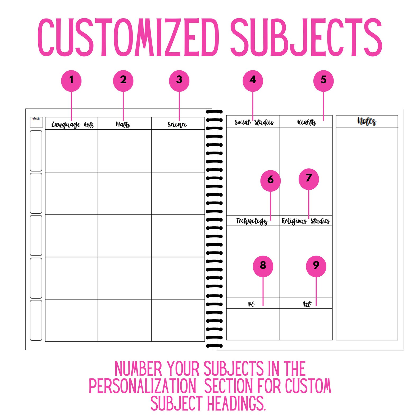 Personalized & Customized Homeschool Planner 12 Cover Designs | Custom ...