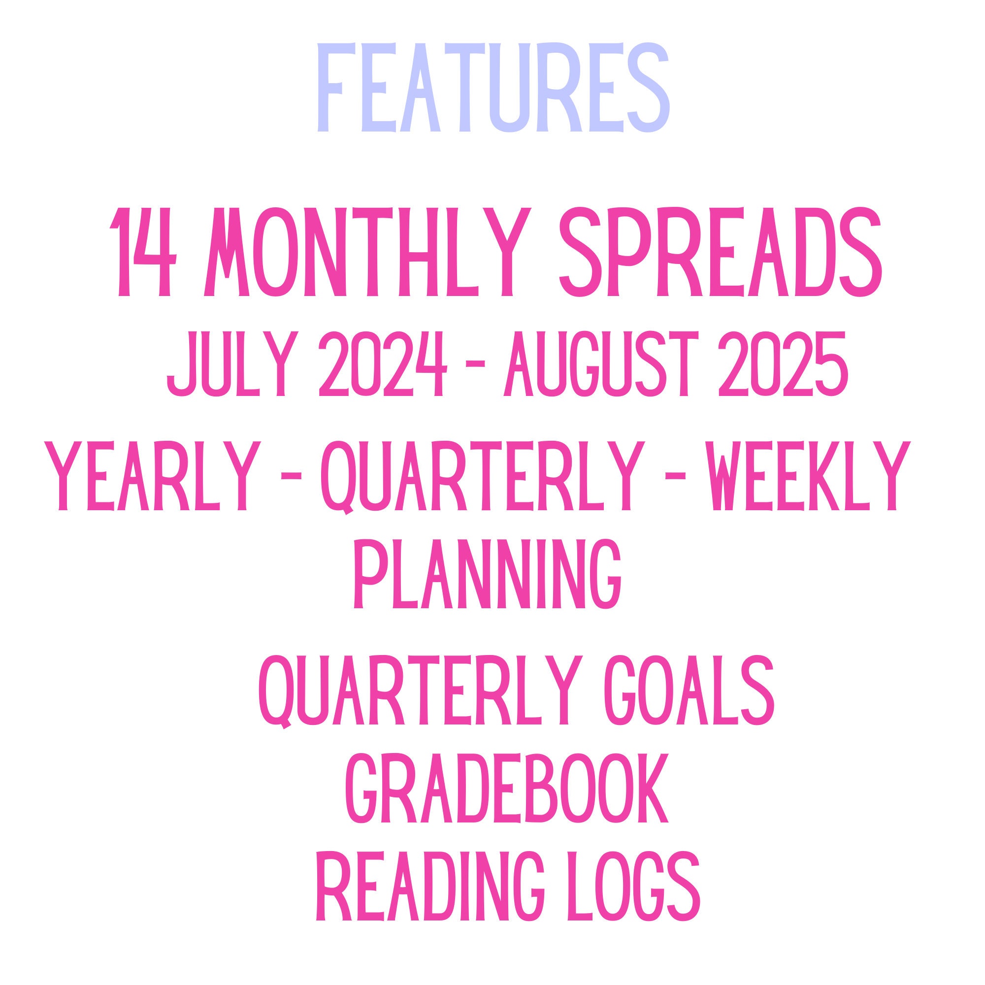 Personalized & Customized Homeschool Planner 2024-2025 12 Cover Designs ...