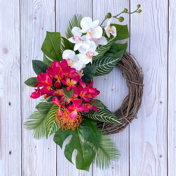 Hawaii Flower Wreath - Etsy