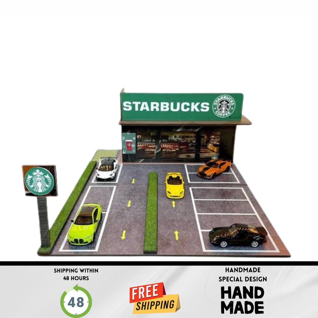 Starbucks 1.64 Diecast Vehicles for Repair Shop Diorama. Diorama ...