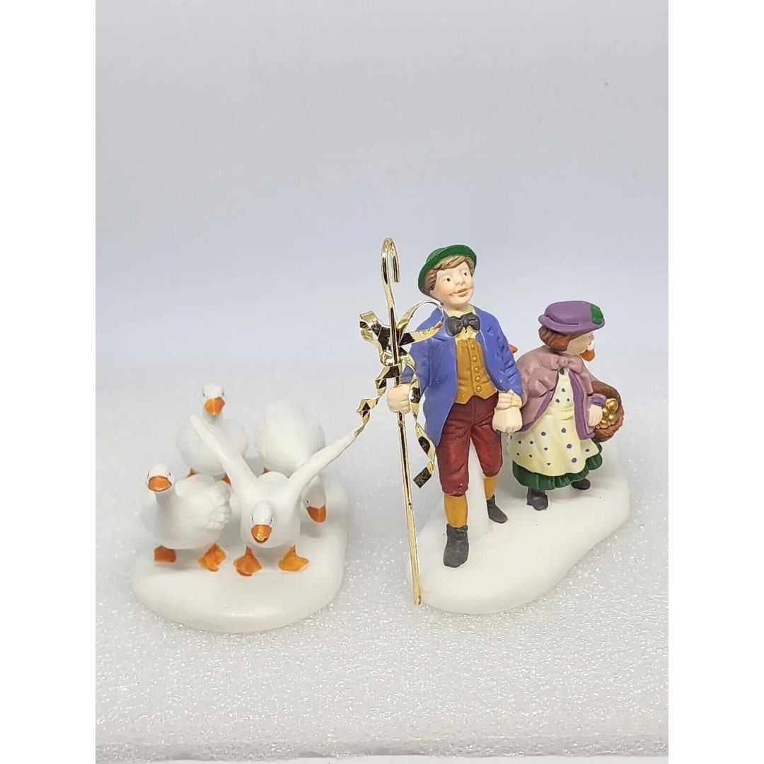 Dept 56 Twelve Days of Dickens' Village VI Six Geese A LAYING 58382 ...