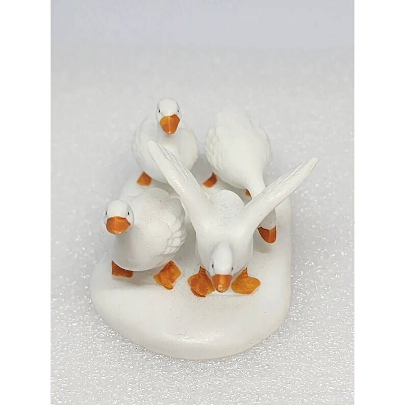 Dept 56 Twelve Days of Dickens' Village VI Six Geese A LAYING 58382 ...