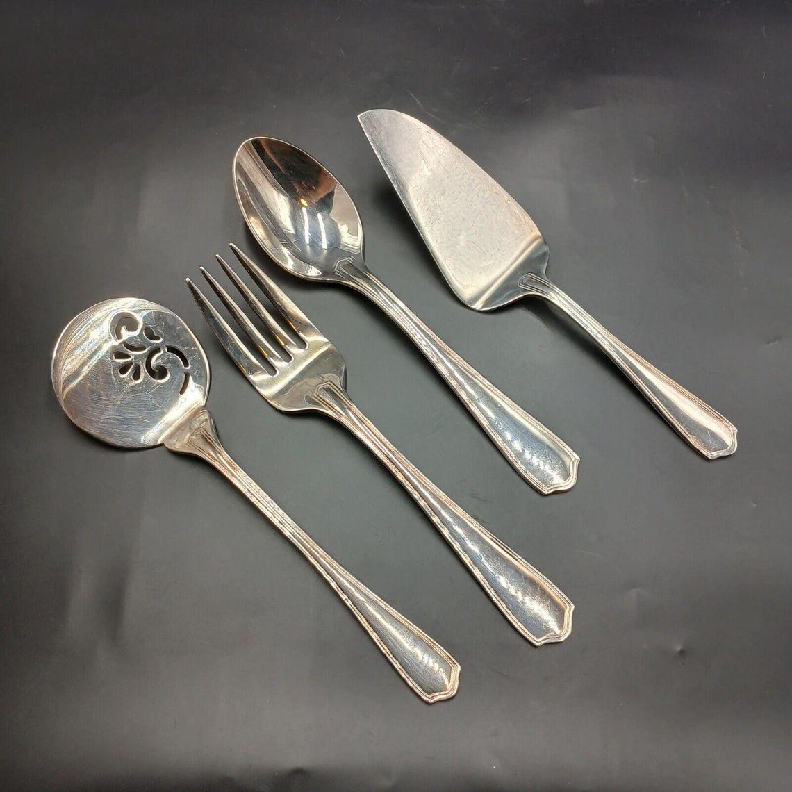 WATERFORD KESWICK Hostess Set Meat Fork, Pie Server, Tomate Server ...