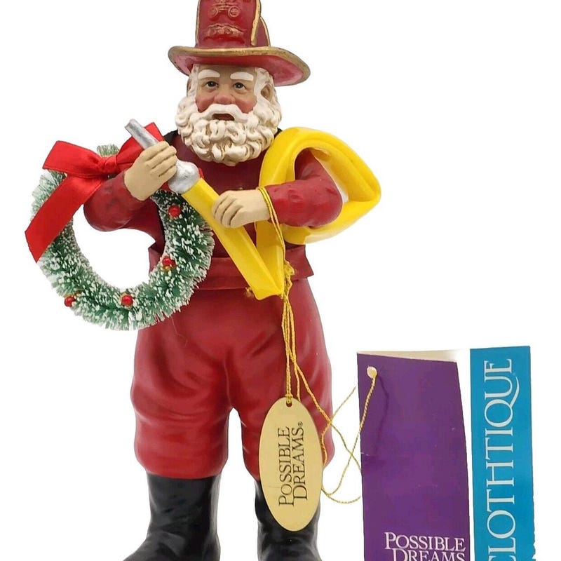 Fireman Santa - Etsy