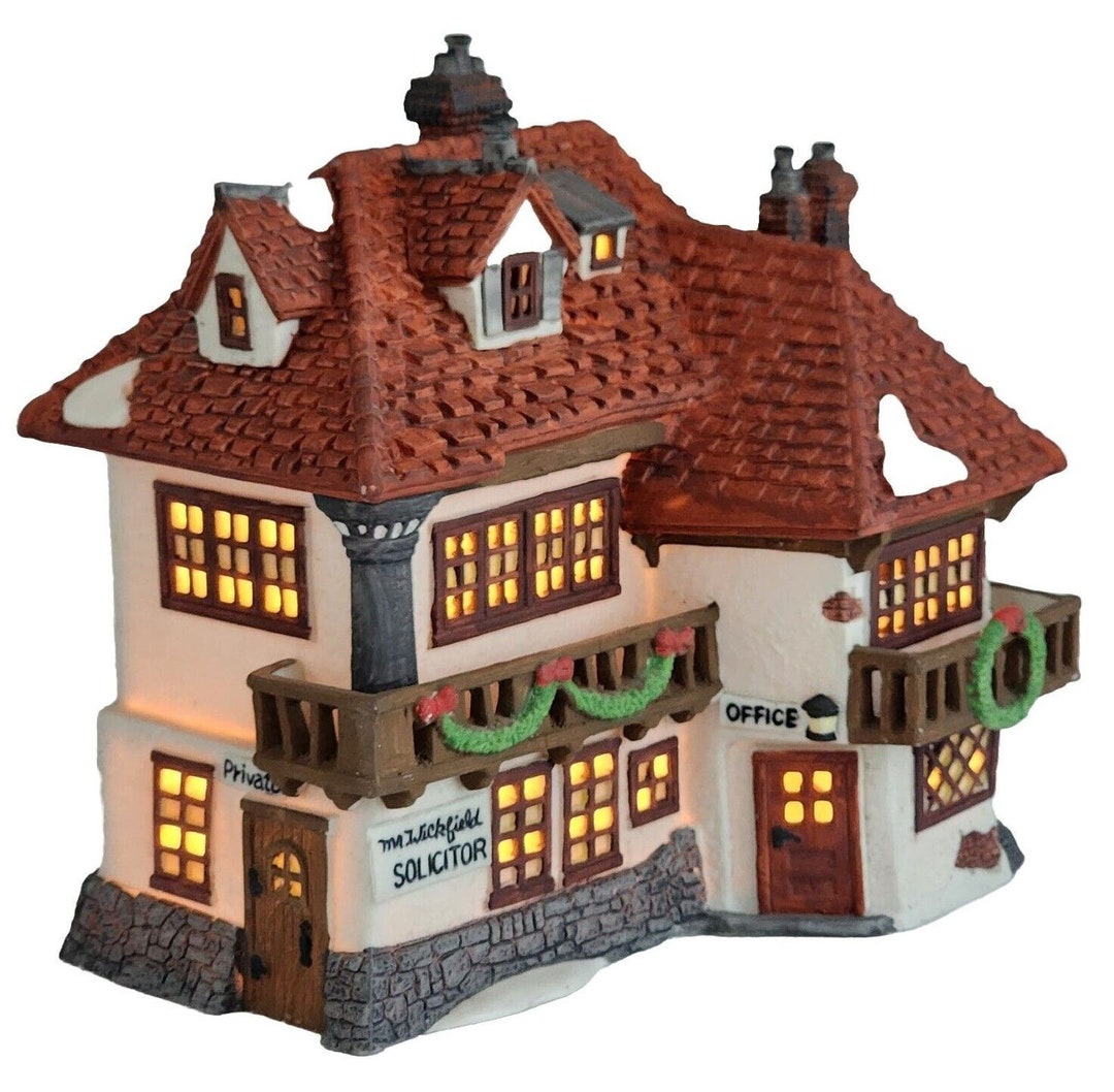 Dept 56 Mr. Wickfield Solicitor David Copperfield Dickens Village 1989 ...