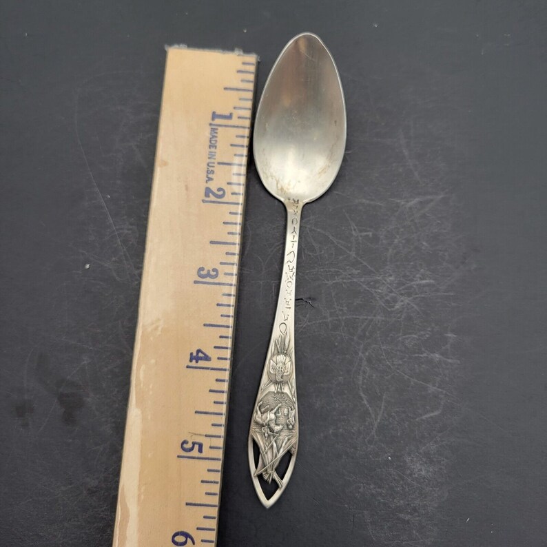 Antique Sterling Silver Oklahoma Souvenir Spoon 17g - Etsy