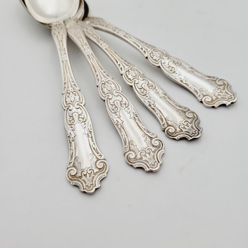 Rare CARDINAL 1835 R. Wallace Silverplate Set 4 SERVING SPOON 1607 - Etsy