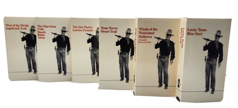 John Wayne the Duke VHS Collectors Set FEO FUERTE Y Formal Ltd Edition ...