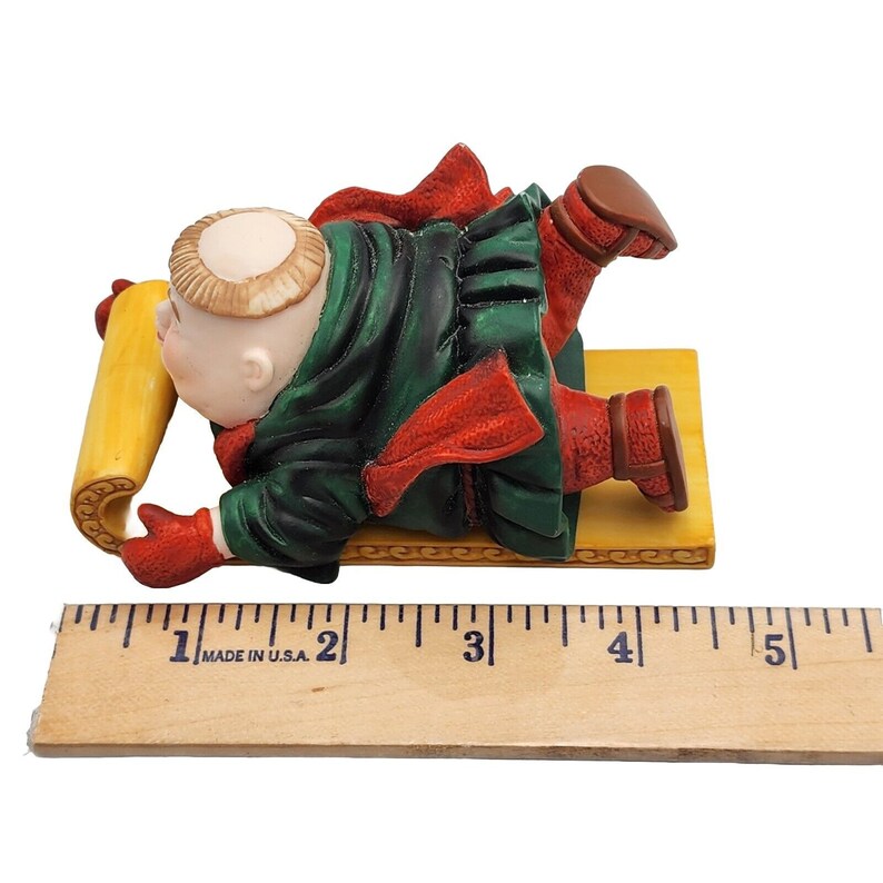 Dept 56 Thaddeus the Tobogganist Merry Makers Figurine 93572 VTG 1996 ...