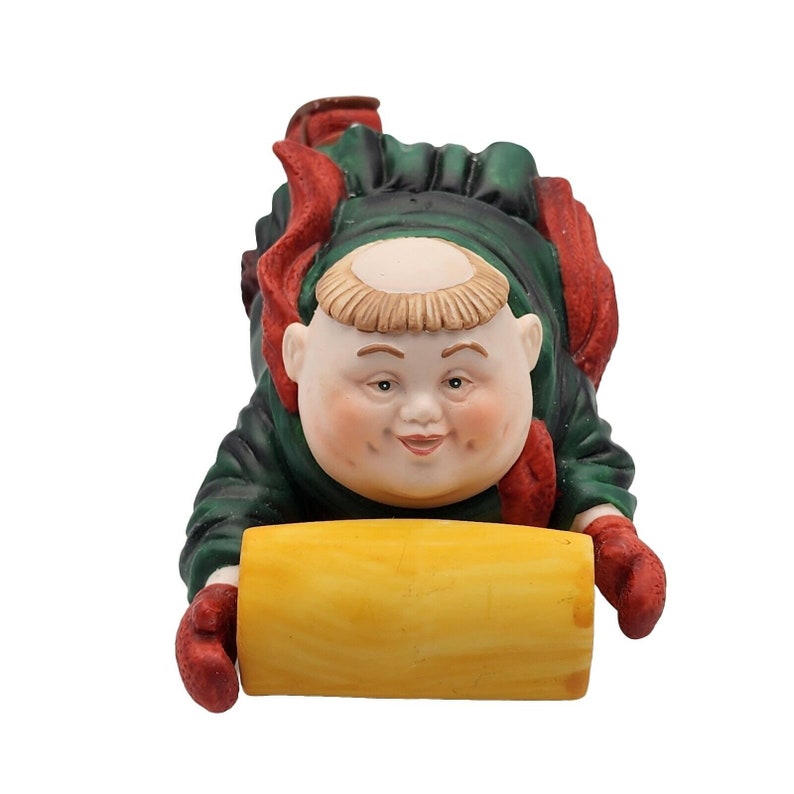 Dept 56 Thaddeus the Tobogganist Merry Makers Figurine 93572 VTG 1996 ...