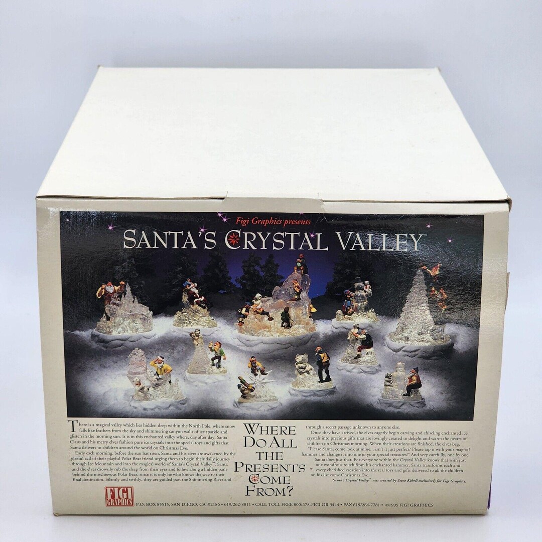 Figi Graphics Santa's Crystal Valley the Audition Vintage 1996 ...