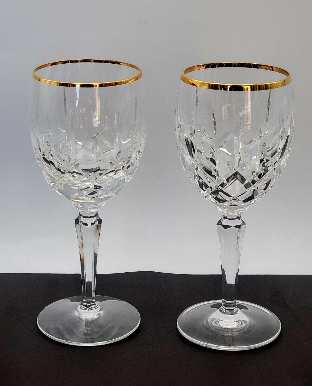 Gorham Crystal Lady Anne Gold Wine Glass Vtg 7 - Etsy