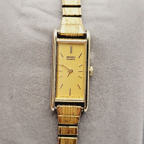 Original Vintage Seiko Quartz Gold Tone Ladies Watch … - Gem