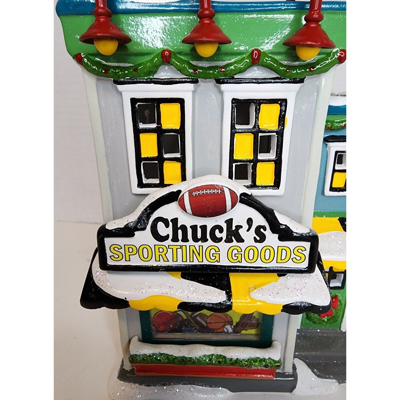 Department 56 Peanuts Village CHUCK'S SPORTING Goods Brand NEW - Etsy