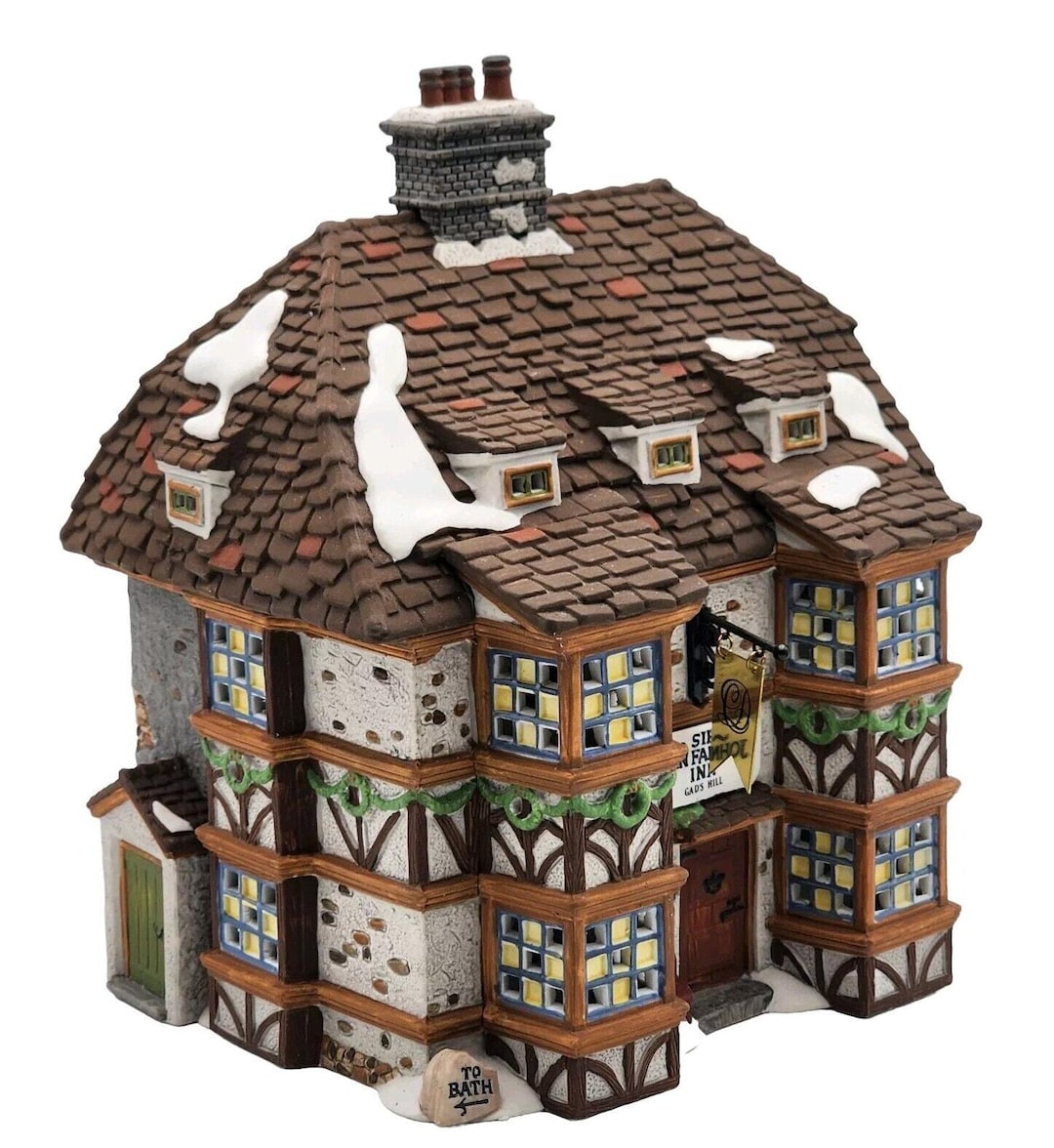 Dept 56 Dickens Village Sir John Falstaff Inn 4th Edition 1995 in ...