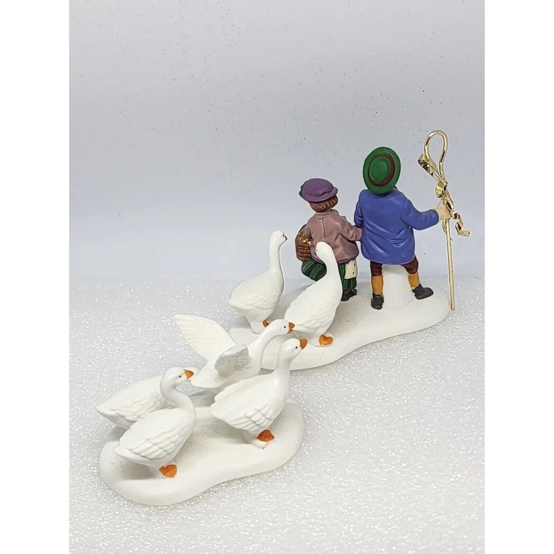 Dept 56 Twelve Days of Dickens' Village VI Six Geese A LAYING 58382 ...