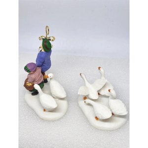 Dept 56 Twelve Days of Dickens' Village VI Six Geese A LAYING 58382 ...